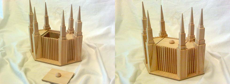 Shawn's Temple Boxes | Wood LDS Temple Boxes